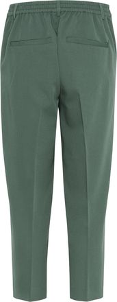 Kaffe Pants Suiting KAsakura Damen Hose 3/4 Capri Casual Arbeitshose Gerades Bein Freizeithose High Waist Caprihose Garden Topiary 36