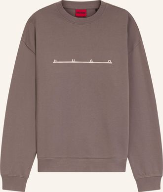 HUGO BOSS Hugo Sweatshirt Datrisweat Relaxed Fit braun