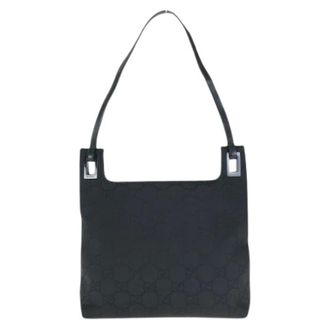 Gucci Pre-owned GG Nylon 2way Bag - Femme - Pre-owned - Noir - Taille: ONE Size