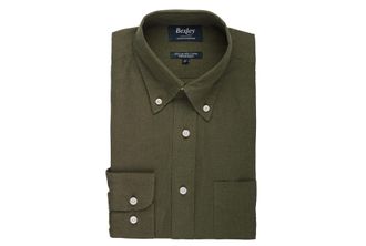 Bexley Colten - Chemise homme chambray vert foret