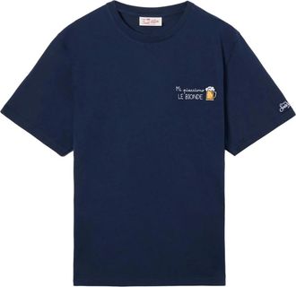 MC2 Saint Barth Homme, Tops, Bleu, Taille: 3XL T-Chemises