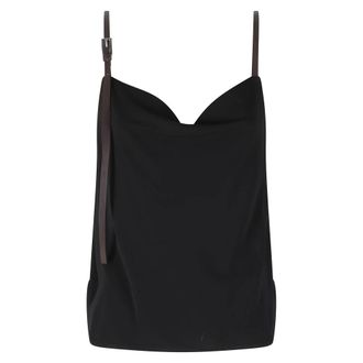 Semicouture Femme, Tops, Noir, Taille: 36 FR Hauts sans manches