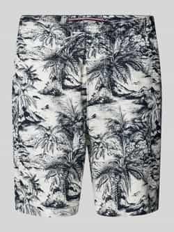 Tommy Hilfiger Regular Fit Bermudas aus reinem Leinen Modell MERCER