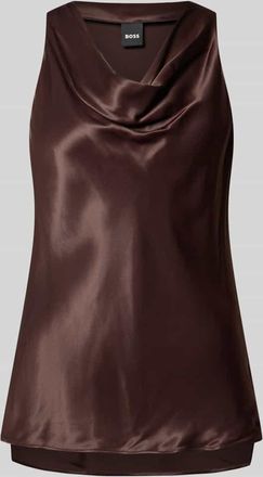 HUGO BOSS Blusentop mit Wasserfallausschnitt Modell BOUANA
