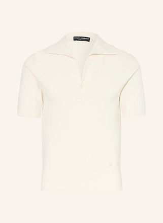 Dolce & Gabbana Strick-Poloshirt beige