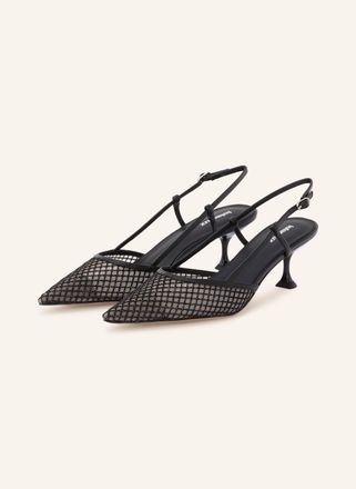 Lola Cruz Slingpumps Ruby 55 Mit Schmucksteinen schwarz
