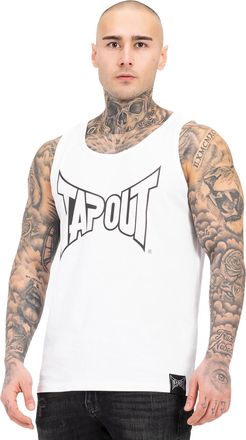 Tapout Herren Singlet Normale Passform Tipton Singlet White/Black S