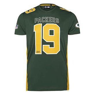 New Era Green Bay Packers NFL Established Number Mesh Tee Green T-Shirt