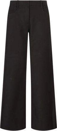 Max Mara Femme, Pantalons, Noir, Taille: 36 FR Pantalon large