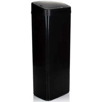hjh OFFICE Hjh Office - gebraucht] Abfallsammler M&uuml;lleimer Clean v Mit Sensor 50 l Stahl Schwarz Eimer B-Ware