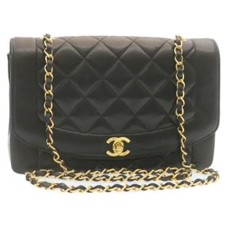 Chanel Pre-owned Leder Umh&auml;ngetasche - - Pre-owned - Damen - Schwarzk - ONE SIZE