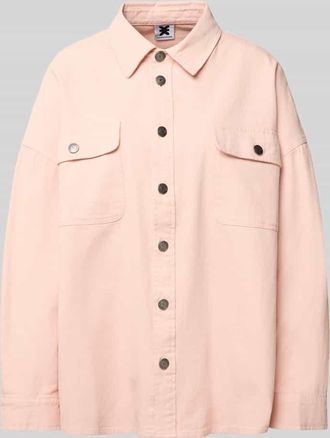 Karo Kauer Oversized Hemdjacke mit Brusttaschen