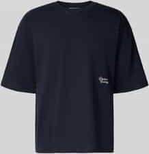 Review T-Shirt mit Stitching und Rundhalsausschnitt