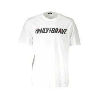 Diesel Homme, Tops, Blanc, Taille: XL T-shirt