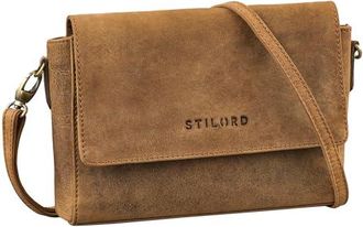 STILORD Sylvie Sac à Main Femme Cuir Marron Vintage Sac à Bandoulière Petite Besace Sac à lÉpaule Pour Sorties Soirées Shopping, Couleur:torino - marron