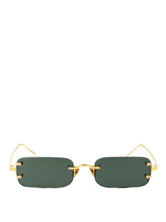 Linda Farrow Lunettes De Soleil - Or