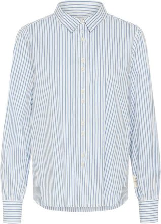 Cream Air Blue Stripe Shirt - - Blouses & Shirts - Damen - Blau - L