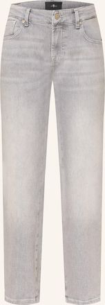 7 For All Mankind Straight Jeans Calie Straight Ankle grau