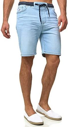 Indicode Hommes Ettore Chino Shorts | Pantalon Court compos&eacute; &agrave; 84% de Coton Dim Blue XXL