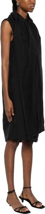 Toteme Scarf Midi Dress - Black