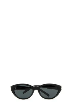 Saint Laurent Womens Black Acetate Sl M148 Sunglasses Blacklightgoldblack Exterior: Occhiali Da Sole