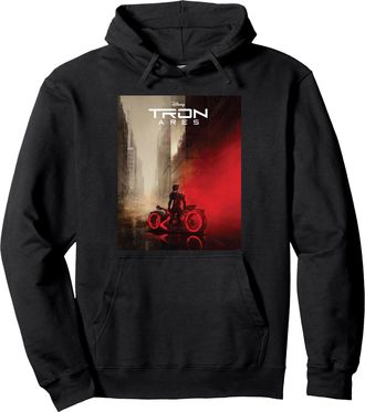 Disney TRON: Ares Lightcycle City Official Movie Poster Art Pullover Hoodie