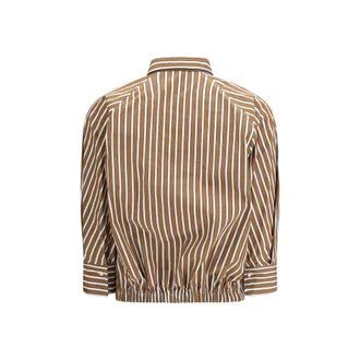 Brunello Cucinelli Womens Brown Cotton Shirt