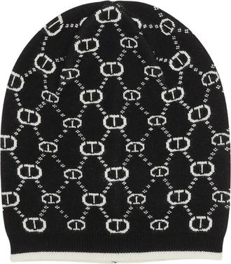 Twinset unisex, Accessoires, Noir, Taille: S Knit Beanie
