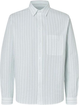 Sams&oslash;e & Sams&oslash;e Homme, Chemises, Bleu, Taille: S Saryan X Shirt
