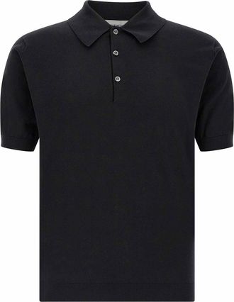 John Smedley Polo - Noir