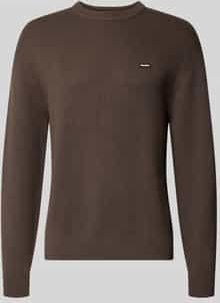 Review Relaxed Fit Strickpullover aus reiner Baumwolle