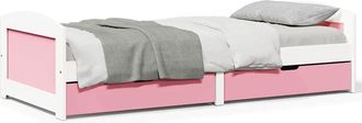 Festnight Tagesbett Holz 90x200 cm mit 2 Schubladen Kinderbett Sofabett Bettsofa Schlafsofa Gästebett Bett Funktionsbett Einzelbett Jugendbett Bettgestell Bettr