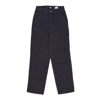 Dickies Stone Washed Wide Jeans - - Jeans - Damen - Schwarzk - W27
