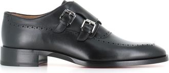 Christian Louboutin Homme, Chaussures, Noir, Taille: 42 1/2 EU Sartok Flatcalf