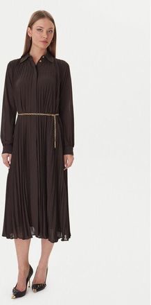 Michael Kors Hemdkleid MF5838A7R3 Braun Regular Fit