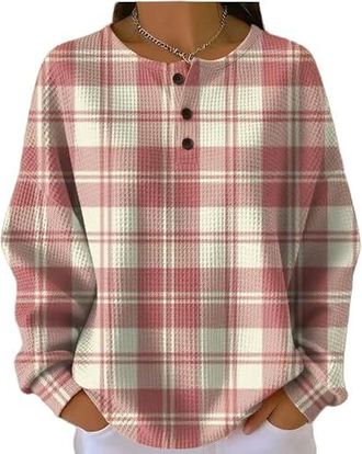 Generic Automne et hiver Nouveau r&eacute;tro impression num&eacute;rique 3D trois boutons col montant polo pull femme robe-Waffle-B, Couleur 10, 4XL