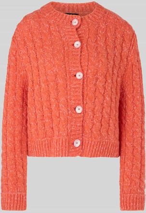 Marc Cain Strickjacke aus Alpaka-Misch mit Knopfleiste