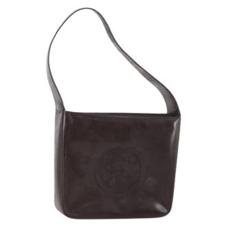 Gucci Sac bandouli&egrave;re vintage en cuir verni Pre-owned - Femme - Pre-owned - Brun - Taille: ONE Size