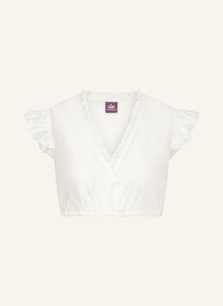 Spieth & Wensky Dirndlbluse Fran weiss