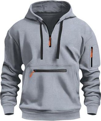 Generic TOFOTL V&ecirc;tements Homme Marque Plaid Lot Fourrure Chemise Fleur Fourr&eacute; Sweathommesanscapuche Militaire Sweatshirt Habill&eacute; Sweat &Agrave; Capuche Zipp&eacute; Moto Pu