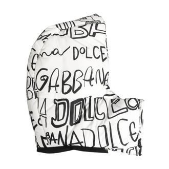 Dolce & Gabbana Kapuzen-Accessoire mit Allover-Logo-Print - - Accessories - Herren - Wei&szlig; - ONE SIZE