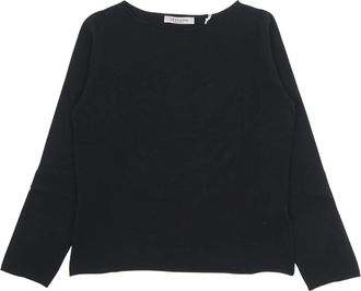 La Fileria Femme, Pulls, Noir, Taille: 40 FR Tricot ras du cou