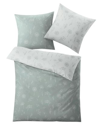 Kleine Wolke Leone Bettw&auml;sche, Bettbezug, Cotton, Distel, 155 x 220 cm