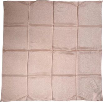 Dolce & Gabbana Homme, Accessoires, Rose, Taille: ONE Size Foulard Carr&eacute; M&eacute;lange de Soie