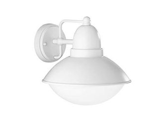 Trio Leuchten 227460131 Amur A++ to E, Au&szlig;en-Wandleuchte, Aluminium, E27, Wei&szlig; matt, 25 x 22.5 x 22 cm