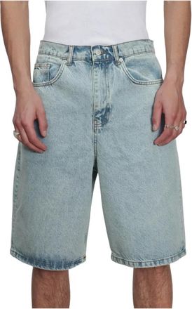 Patta Homme, Shorts, Bleu, Taille: W28 Short en denim d&eacute;lav&eacute; clair