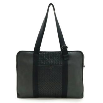 Bottega Veneta Sacoche 2way en cuir Pre-owned - Homme - Pre-owned - Noir - Taille: ONE Size