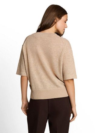 Tom Tailor Strickpullover Regular Sommer-Strickpullover / Halbarm