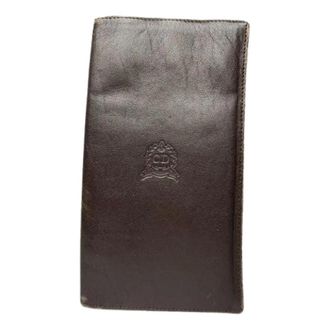 Dior Portefeuille en cuir vintage Pre-owned - Femme - Pre-owned - Brun - Taille: ONE Size