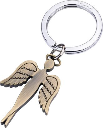 Troika Troika Engelbert - eleganter Schl&uuml;sselanh&auml;nger Engel/Schutzengel - Gl&uuml;cksbringer Autofahren/F&uuml;hrerschein/Probezeit - Material: Metallguss, matt, geb&uuml;r